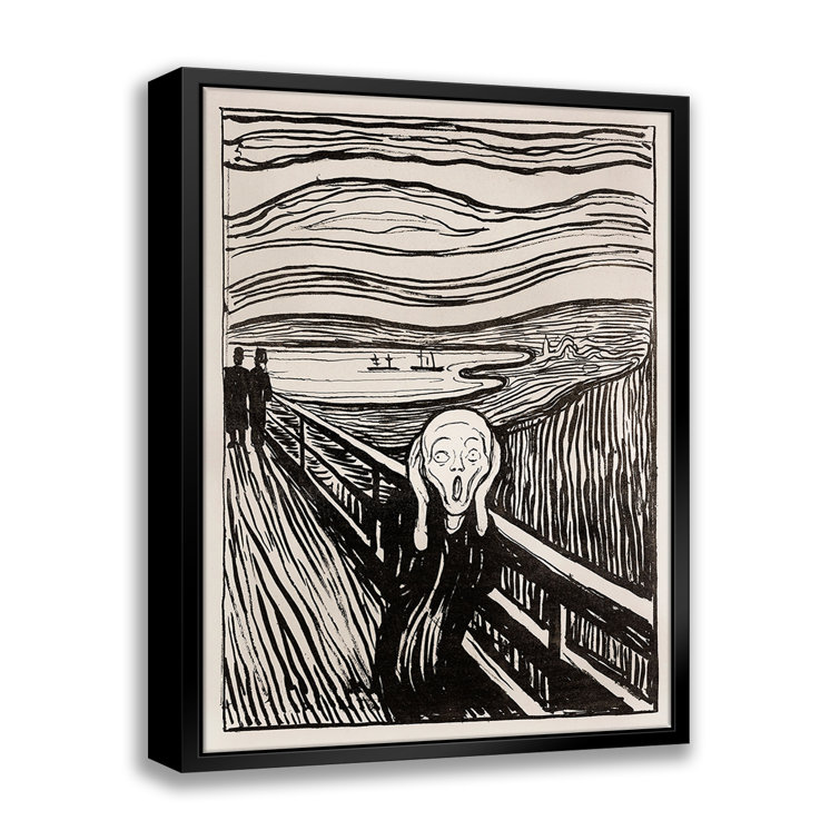 ATX Art Group LLC The Scream (1895) By Edvard Munch by Stanley Print House - on Canvas - Wayfair ...